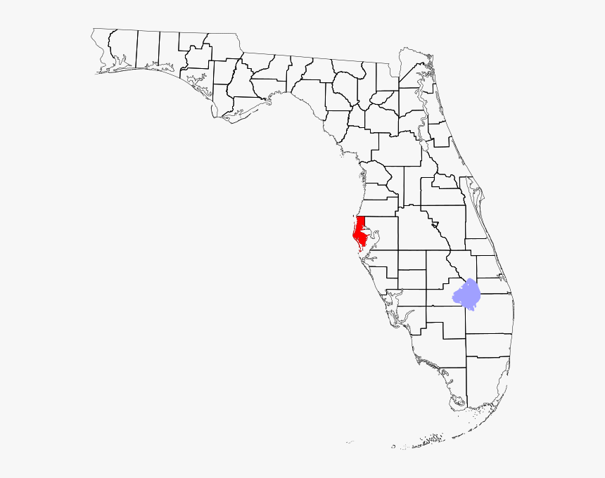 Florida Map Outline Png, Transparent Png , Transparent Png Image - PNGitem