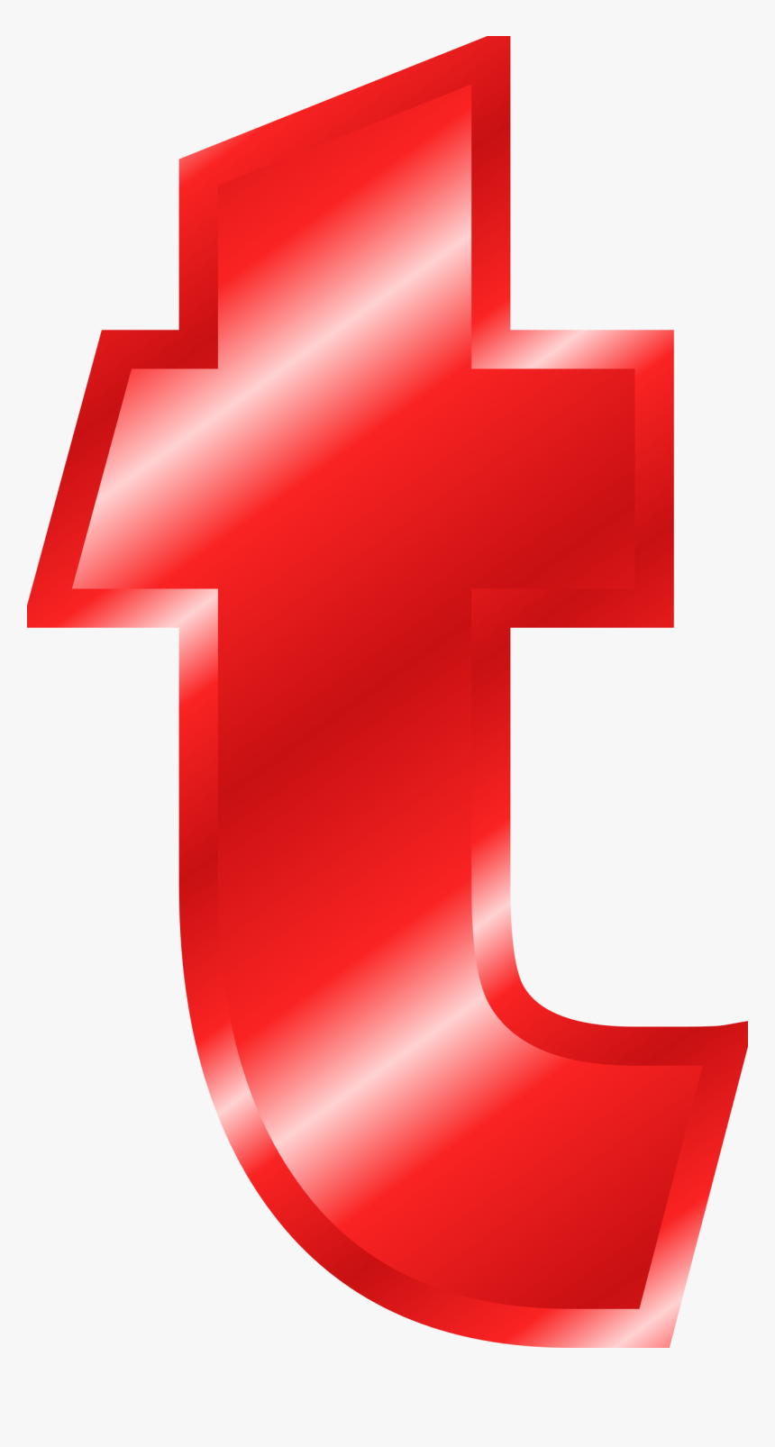 T Red Letter Transparent & Png Clipart Free Download, Png Download ...