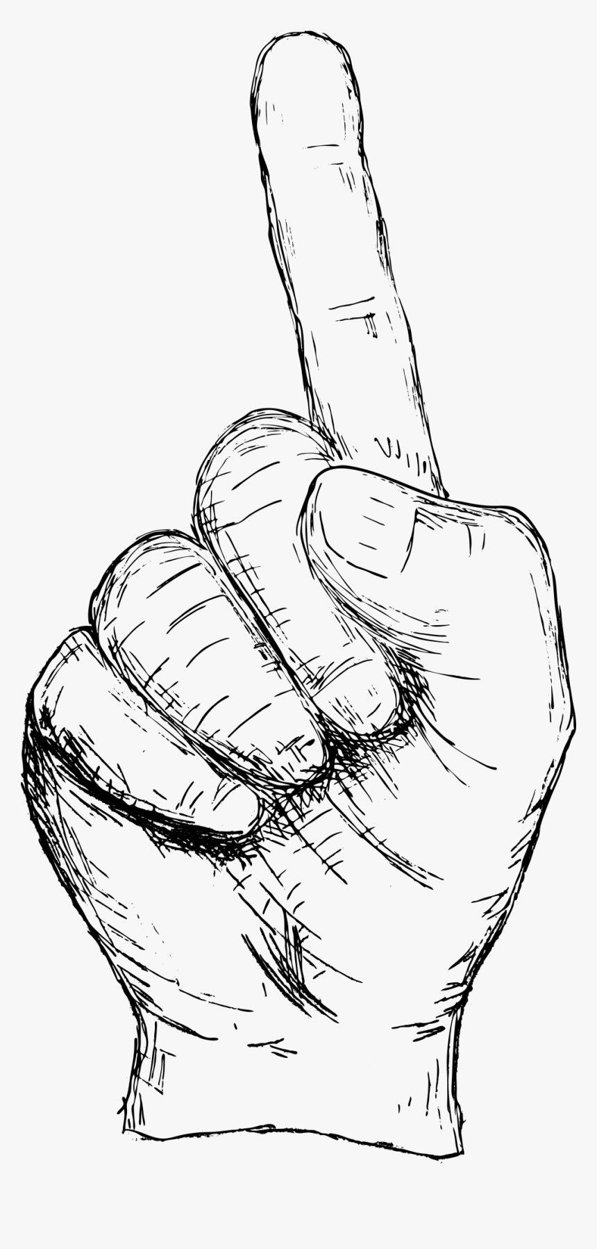 Hand Drawn Hand Gestures Vector 2 1, HD Png Download , Transparent Png ...