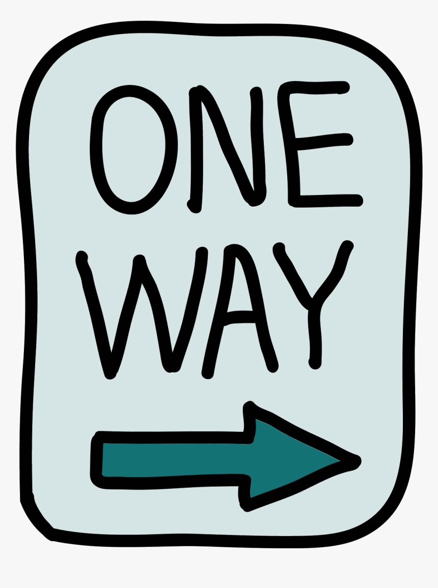 One Way Road Sign Icon , Png Download, Transparent Png , Transparent ...
