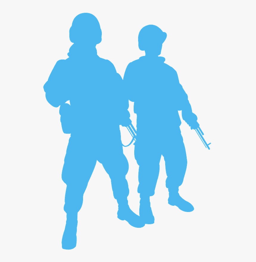 Soldier Salute Silhouette Png, Transparent Png , Transparent Png Image ...