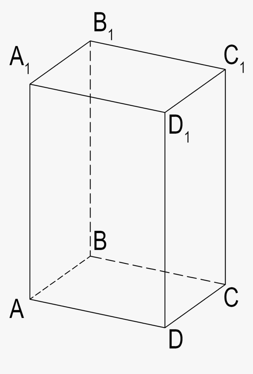 Perpendicular Lines On A Rectangular Prism , Png Download, Transparent ...