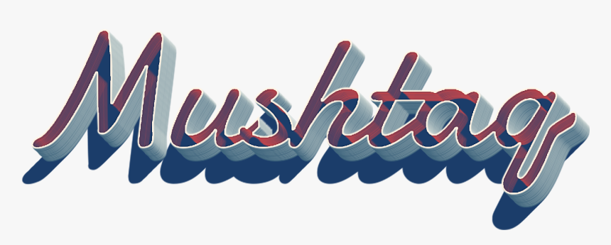 Mushtaq 3d Letter Png Name, Transparent Png , Transparent Png Image ...