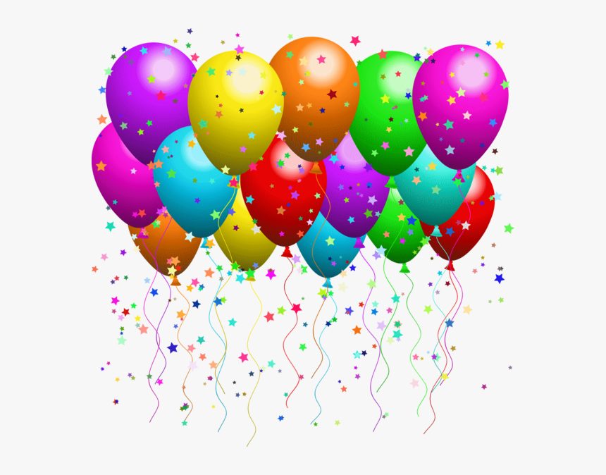 Birthday Balloons Clipart , Png Download, Transparent Png , Transparent ...