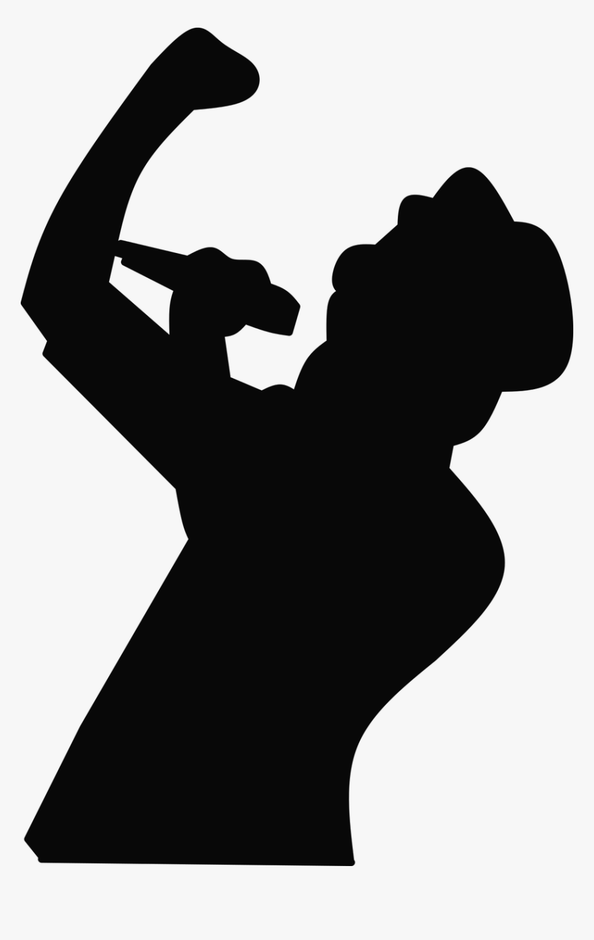 Singer Silhouette Png, Transparent Png , Transparent Png Image - PNGitem