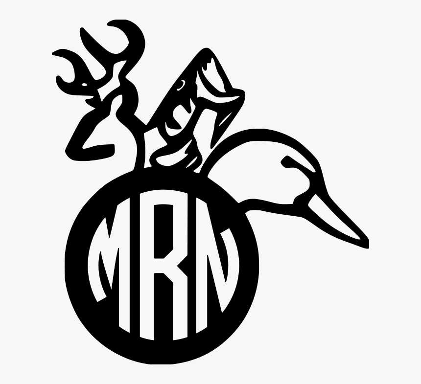 Fish Clipart Monogram, HD Png Download , Transparent Png Image - PNGitem