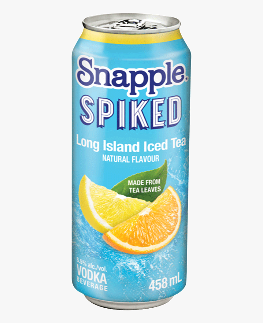 Snapple Spiked Long Island Iced Tea 458 Ml, HD Png Download ...