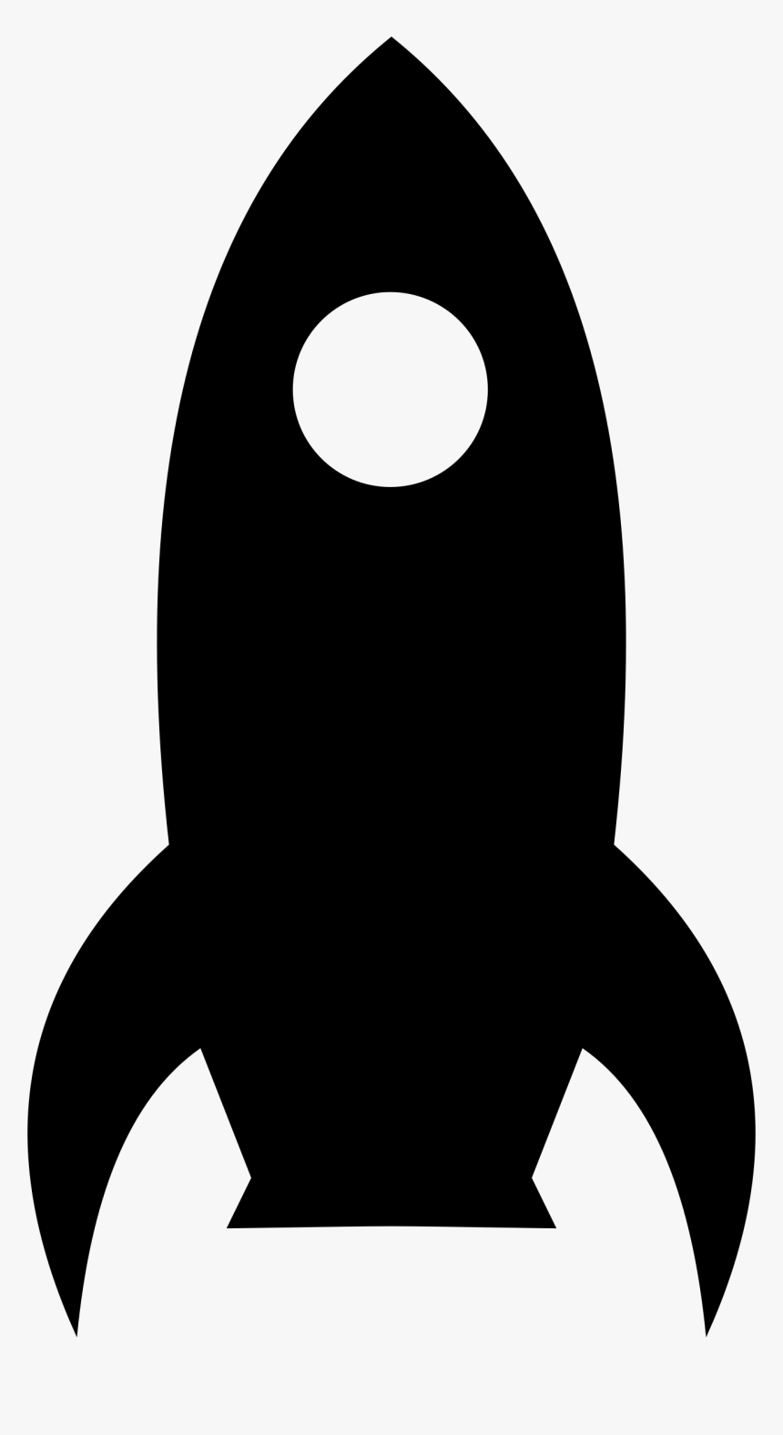 Rocket Silhouette , Png Download, Transparent Png , Transparent Png ...