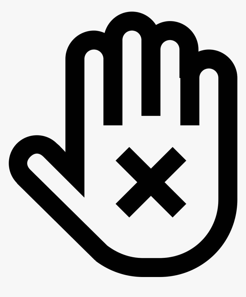 Stop Hand Icon Png, Transparent Png , Transparent Png Image - PNGitem