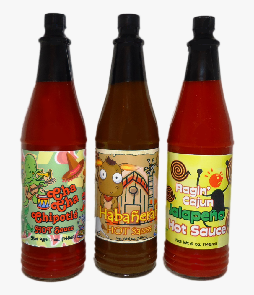 Assorted Gourmet Hot Sauces 3 Pack, HD Png Download , Transparent Png ...