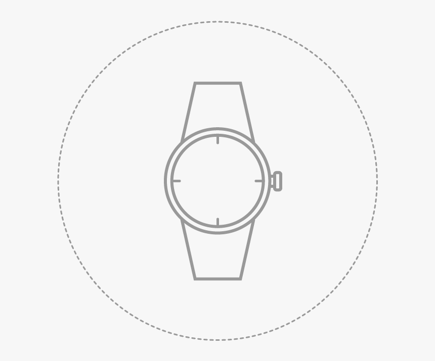Outline Image Of Watch , Png Download, Transparent Png , Transparent ...