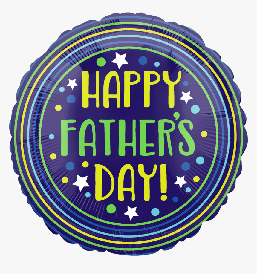[father S Day] Happy Father S Day Circles And Stars, HD Png Download ...