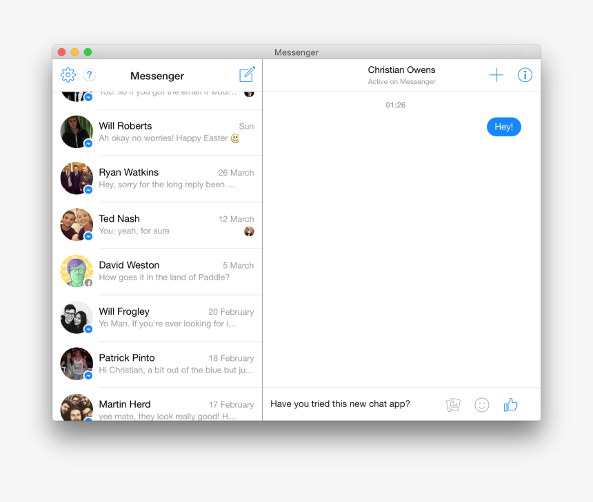 Facebook Messenger Png, Transparent Png , Transparent Png Image - PNGitem