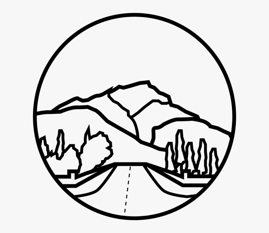 Cascade Mountain Banff Drawing, HD Png Download , Transparent Png Image ...