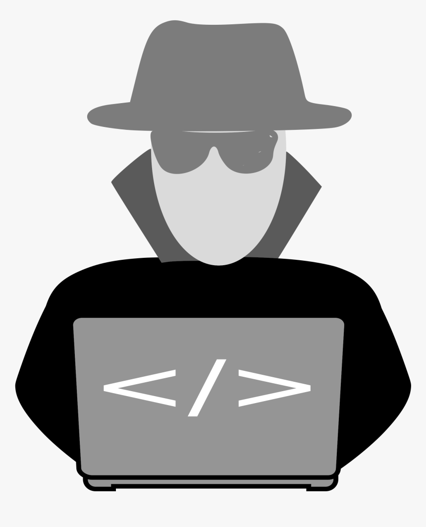 Security Hacker Anonymous Clip Art - Hacker Clipart, HD Png Download ...
