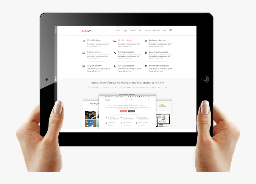 Ipad And Hand Png, Transparent Png , Transparent Png Image - PNGitem