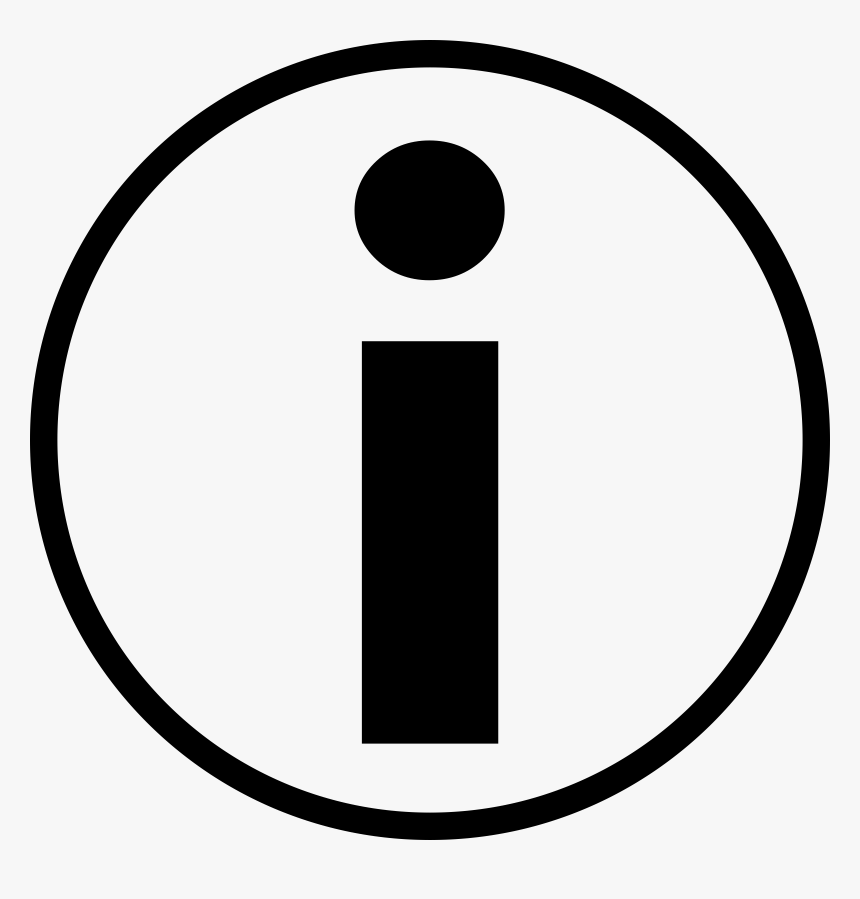 Universal Information Symbol Clip Arts - Information Clipart, HD Png ...