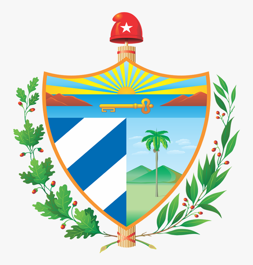 Transparent Bandera De Cuba Png - Coat Of Arms Shield Cuba, Png ...