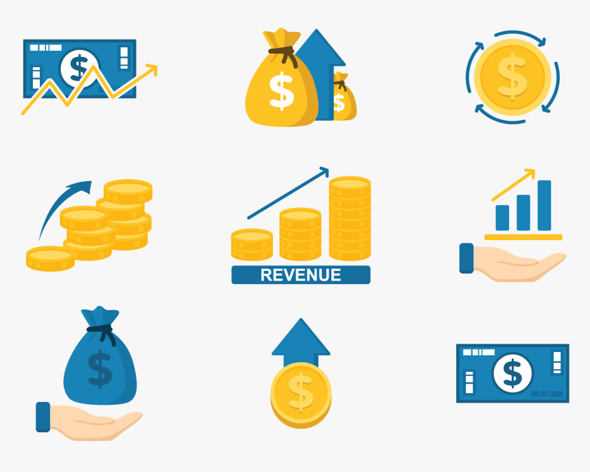 Inkomster Ikoner Vector - Revenue Icon, HD Png Download , Transparent ...