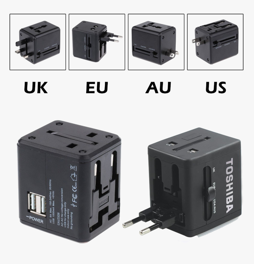 Universal Travel Adapter Png Image - Promate Travel Adapter ...