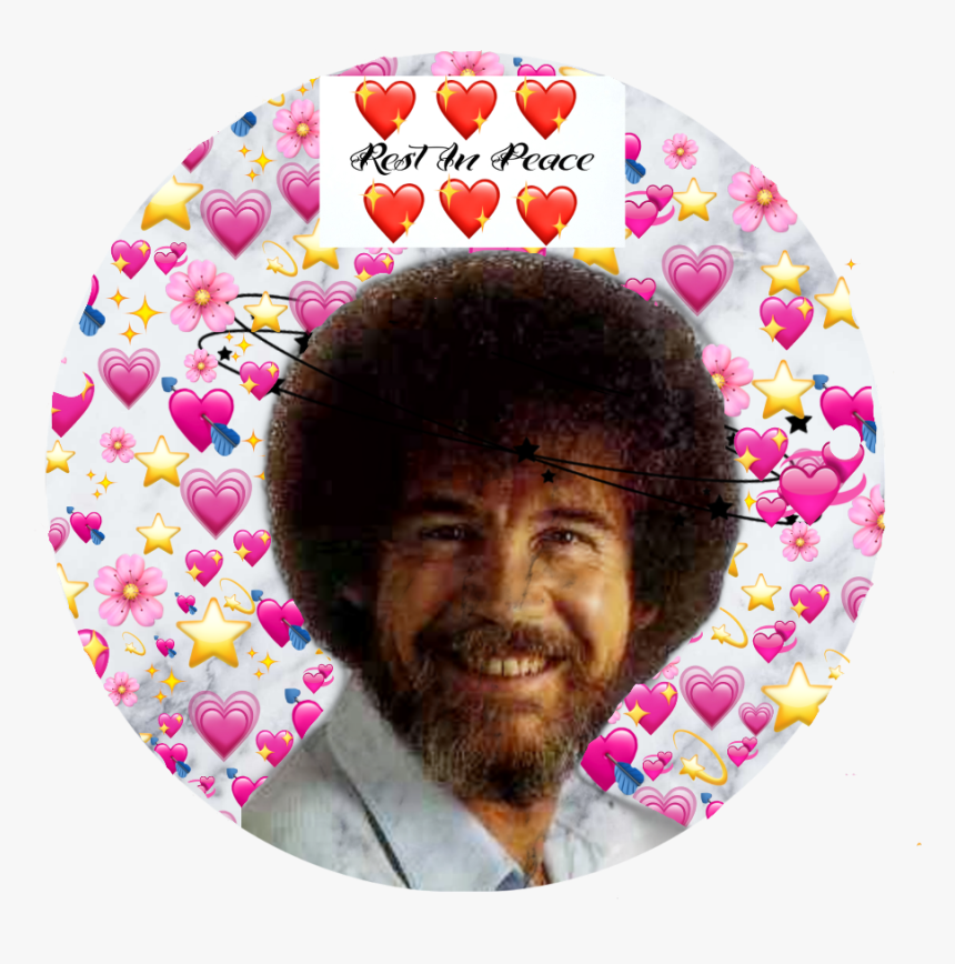 Rip Bob Ross - Circle, HD Png Download , Transparent Png Image - PNGitem