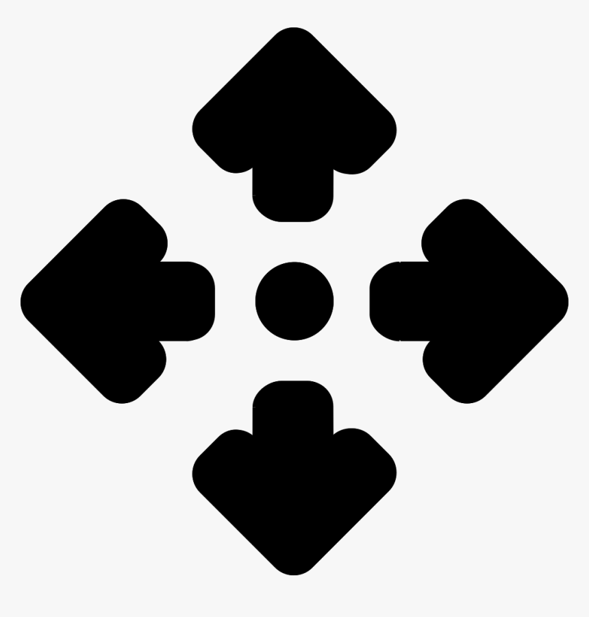 All Direction Arrows Png Clipart , Png Download - Arrow All Direction ...