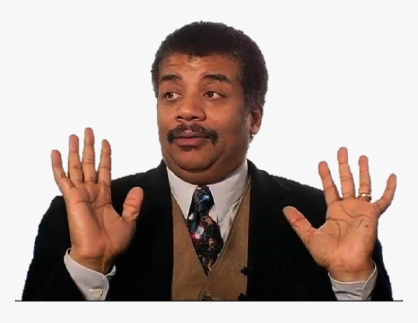 Neil Degrasse Tyson Hands Up Gif , Png Download, Transparent Png ...
