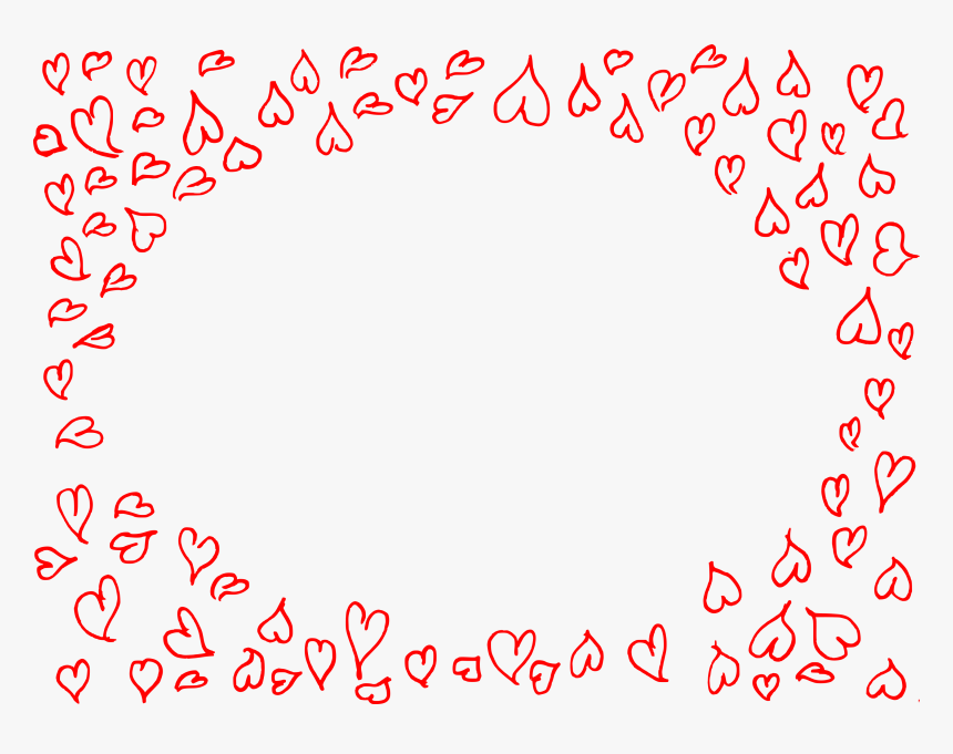 Heart Doodle Frame 3 1, HD Png Download , Transparent Png Image - PNGitem