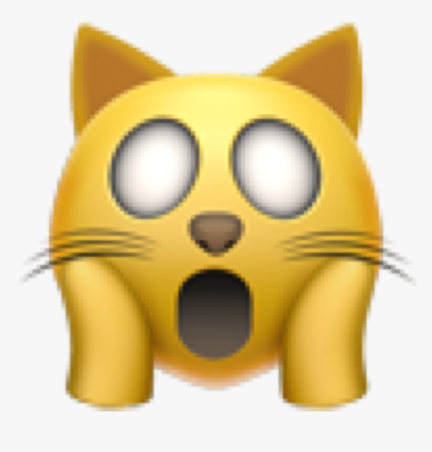 #emoji #emojicat #cat #smiley #smail #scared #scaredycat, HD Png ...