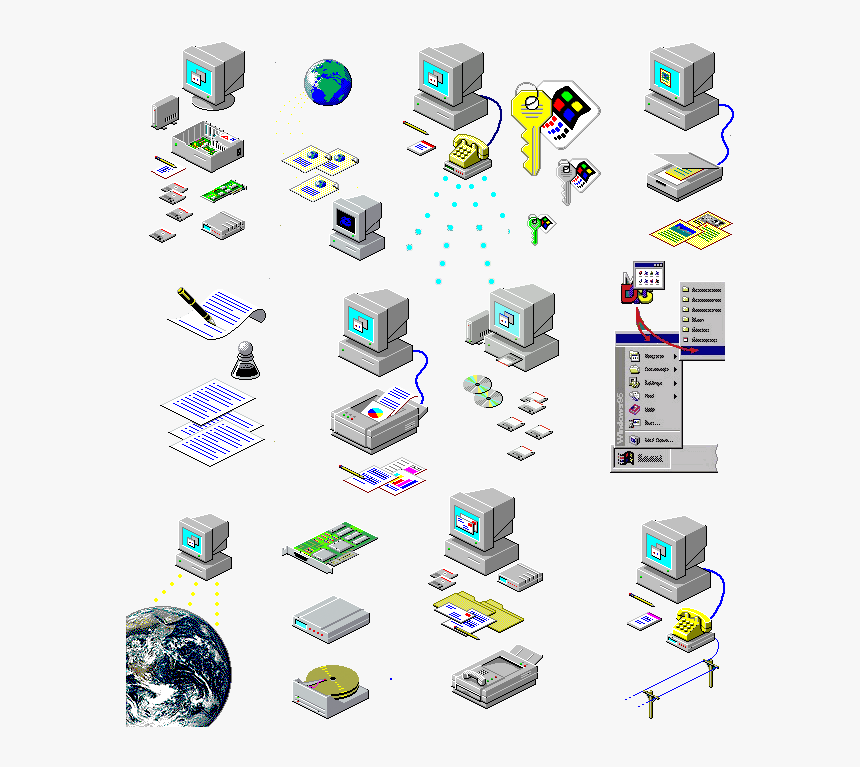 Windows 95 Icons Png, Transparent Png , Transparent Png Image - PNGitem