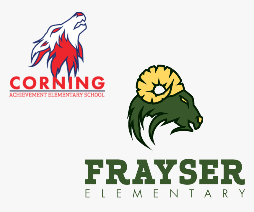 Frayser And Corning Elementary Logos, HD Png Download , Transparent Png ...