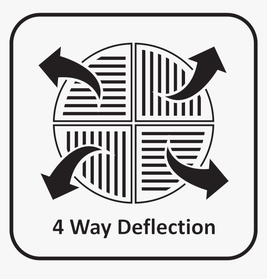Four Directional Air Flow Icon, HD Png Download , Transparent Png Image ...