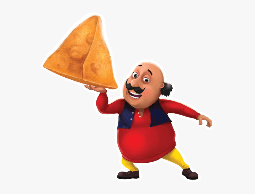 Motu With Samosa, HD Png Download , Transparent Png Image - PNGitem