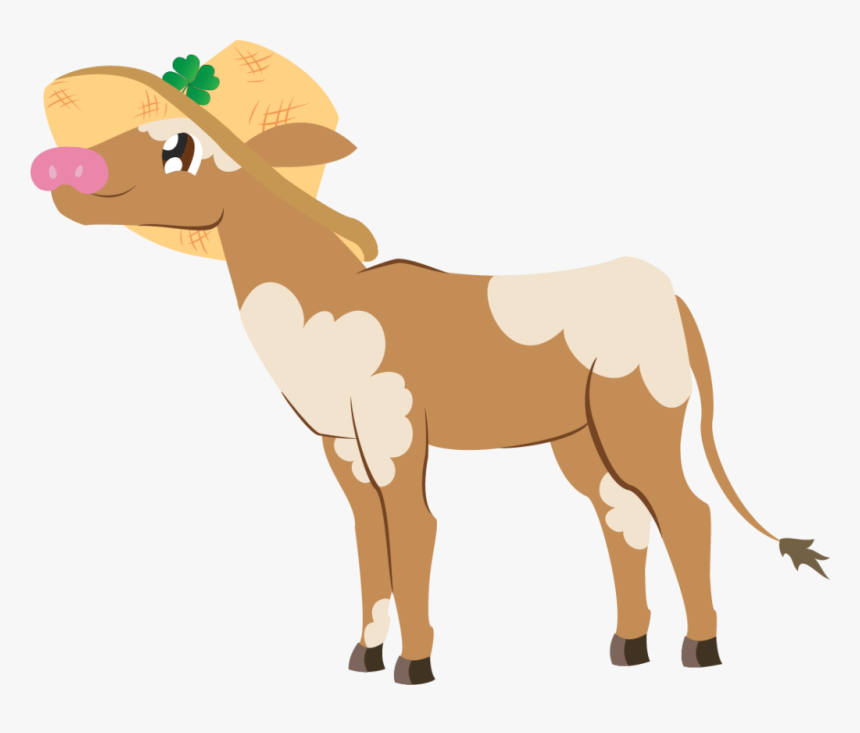 Cartoon Of Baby Clover The Cow, HD Png Download , Transparent Png Image ...