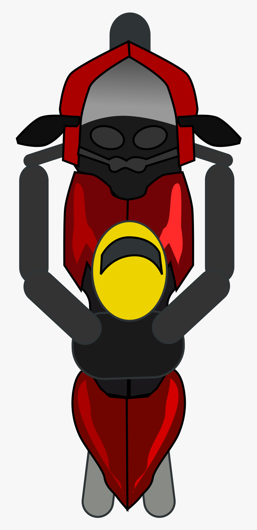Racing Bike Top Down For Games Icons Png, Transparent Png , Transparent ...