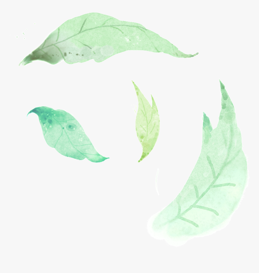 Beautiful Hand Painted Leaf Png Hd , Png Download, Transparent Png ...