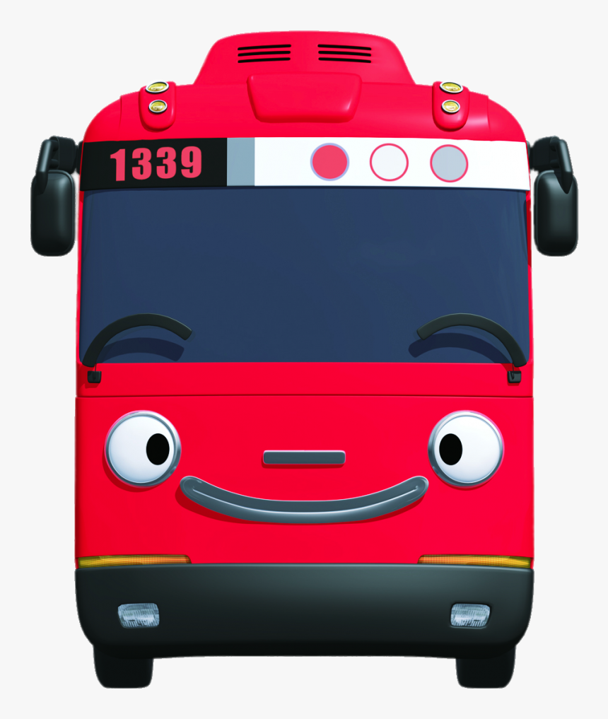 Tayo The Little Bus Character Gani Smiling, HD Png Download ...