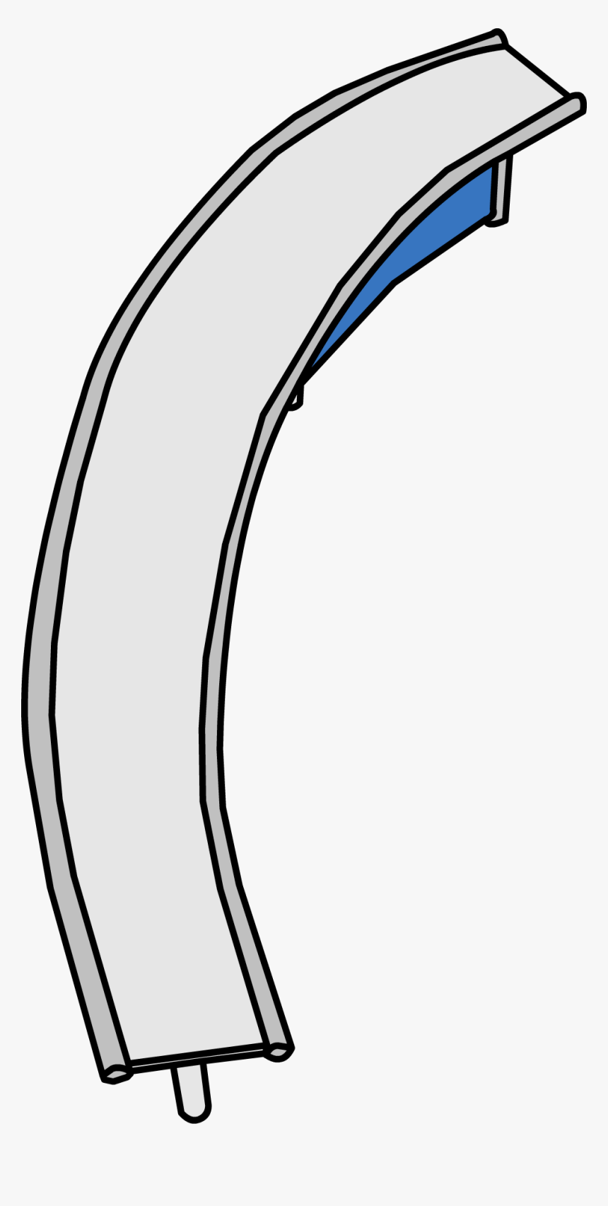 C Curve Ramp Sprite, HD Png Download , Transparent Png Image - PNGitem