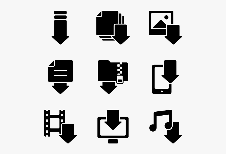 Downloads Icon Png, Transparent Png , Transparent Png Image - PNGitem