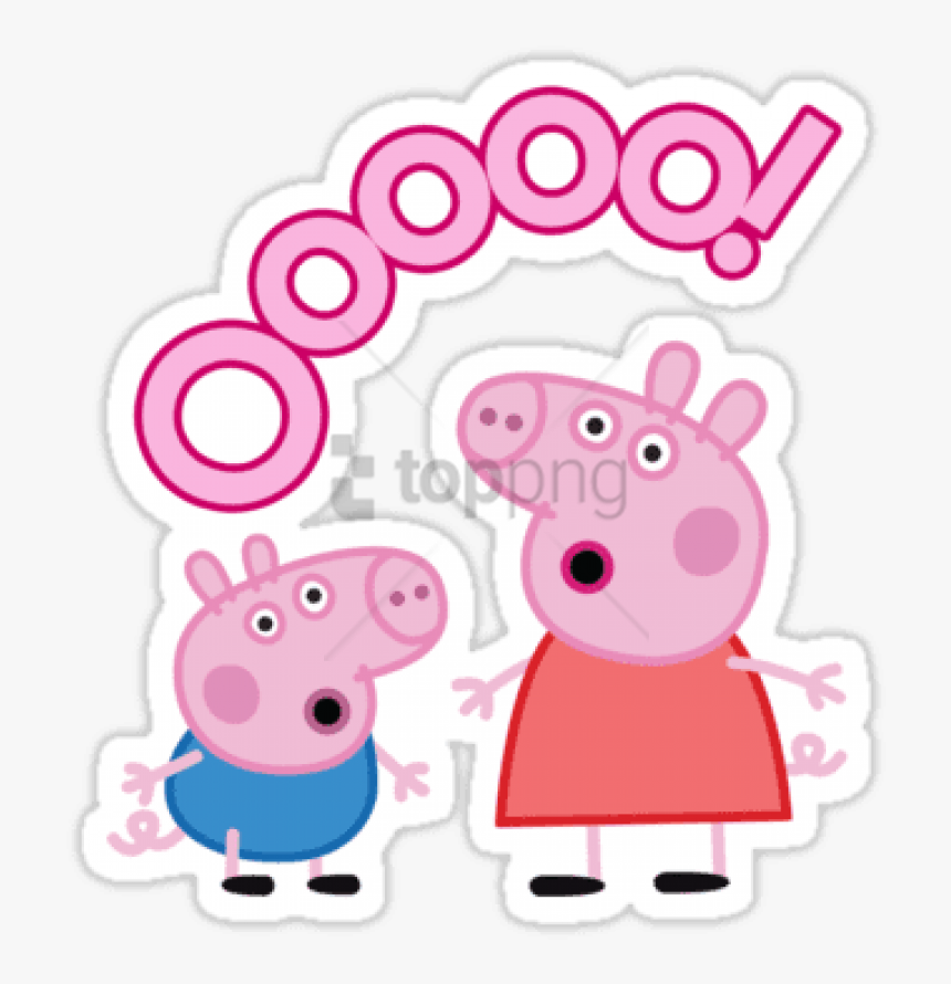 Free Png Download Peppa Pig Ooo Sticker Clipart Png, Transparent Png ...