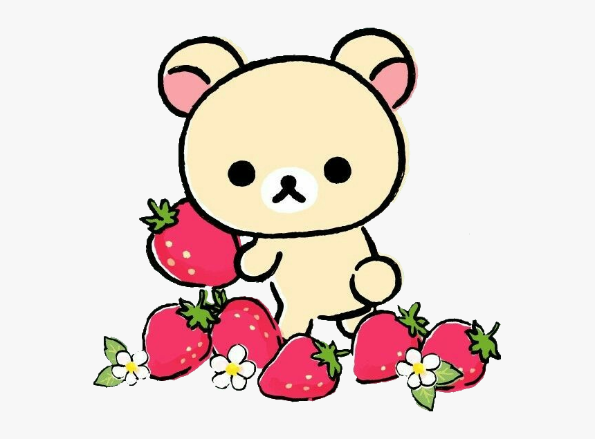#rilakkuma #korilakkuma #strawberry, HD Png Download , Transparent Png ...