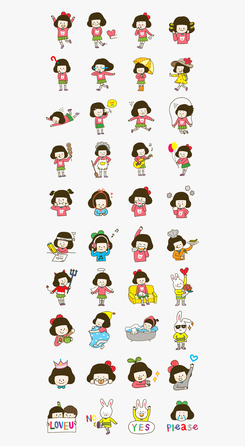 Cherry Coco Line Stickers - Coco Characters Emojis, HD Png Download ...
