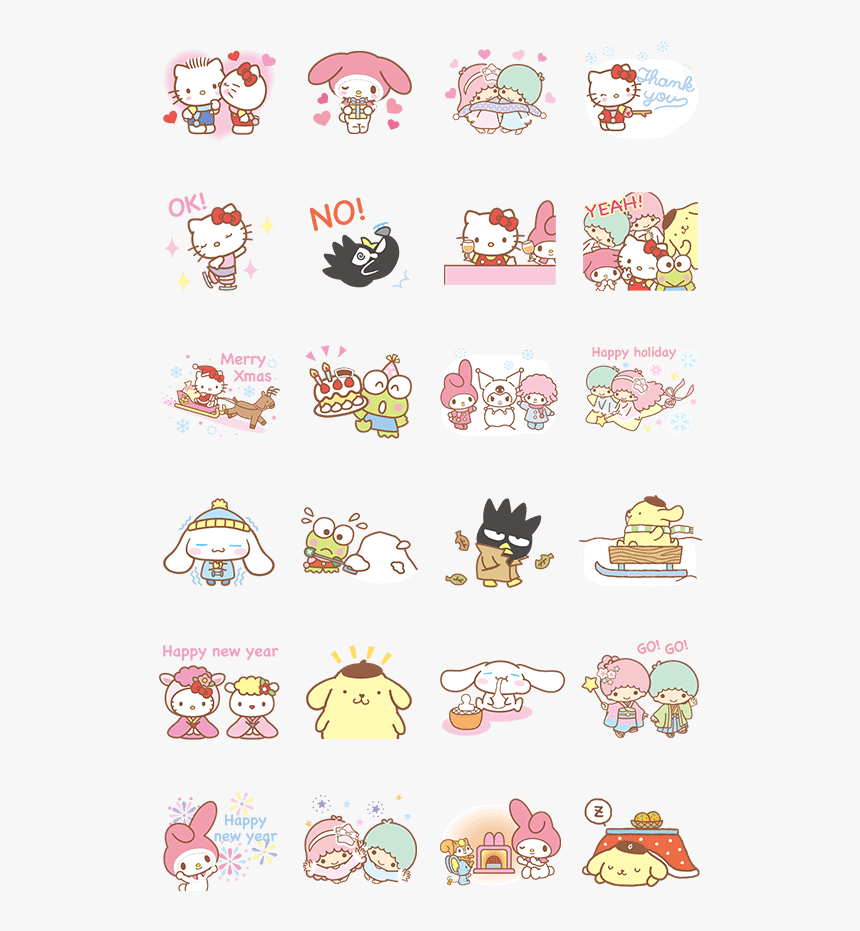 Line Sticker Line Sticker, Cute Stickers, Sanrio Wallpaper, HD Png ...