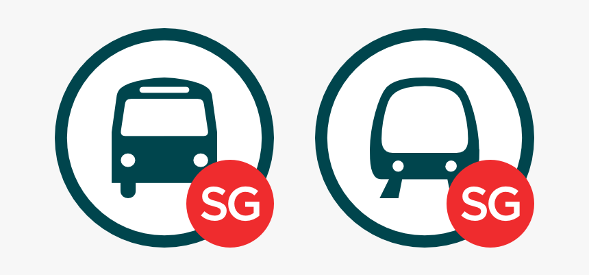 Two Logos For Two Transportation Apps Logo Icon Sg, HD Png Download ...