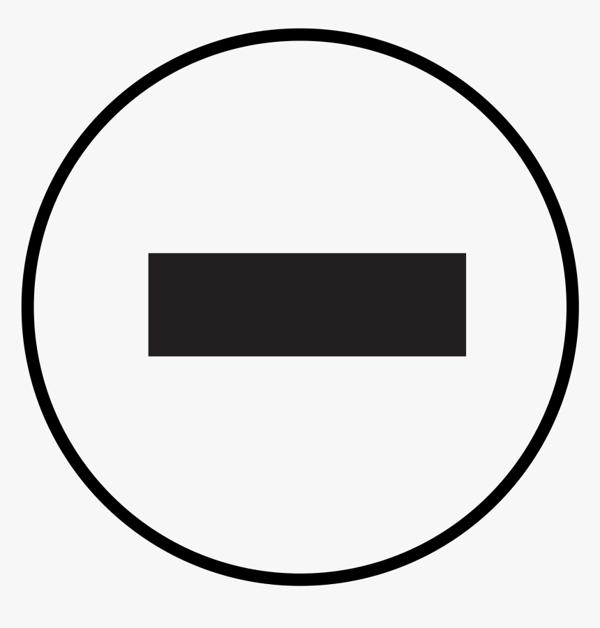 Minus In A Circle , Png Download, Transparent Png , Transparent Png ...