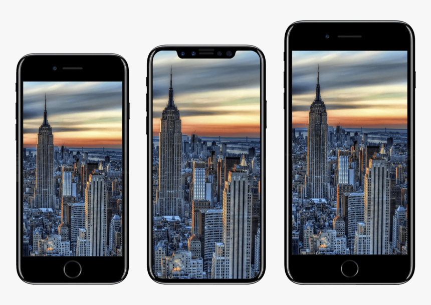 3 Iphones Beside Each Other, HD Png Download , Transparent Png Image ...