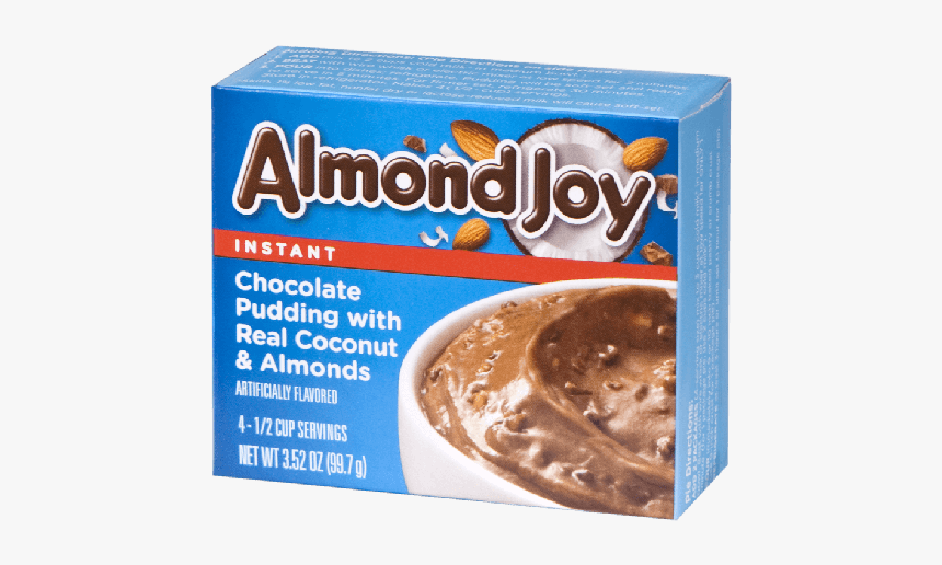 Almond Joy Instant Chocolate Pudding With Real Coconut, HD Png Download ...