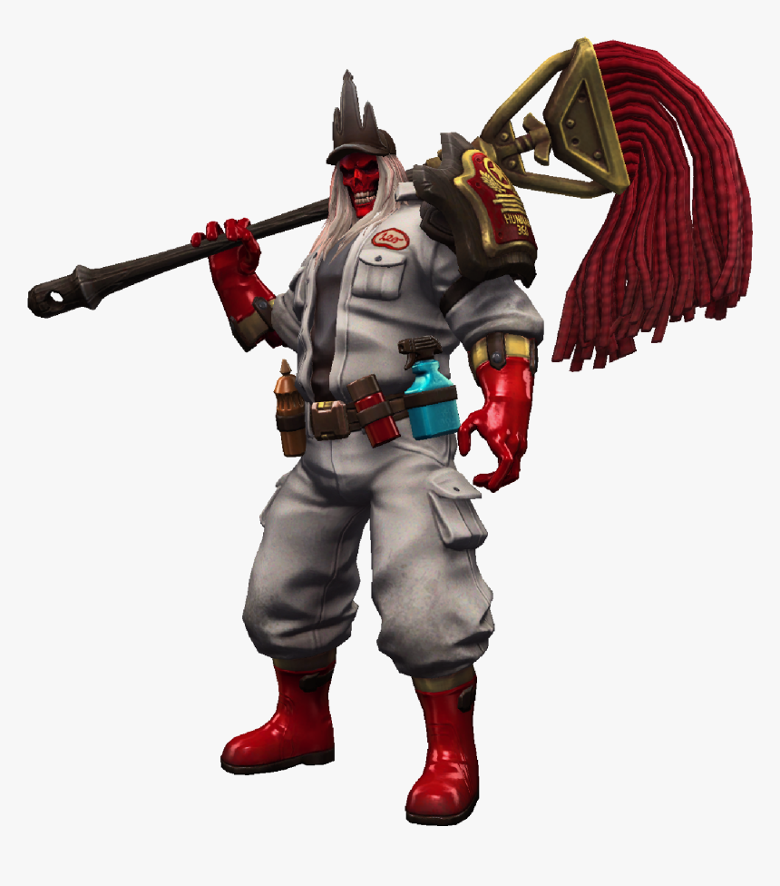Leoric Janitor Skin Red, HD Png Download , Transparent Png Image - PNGitem