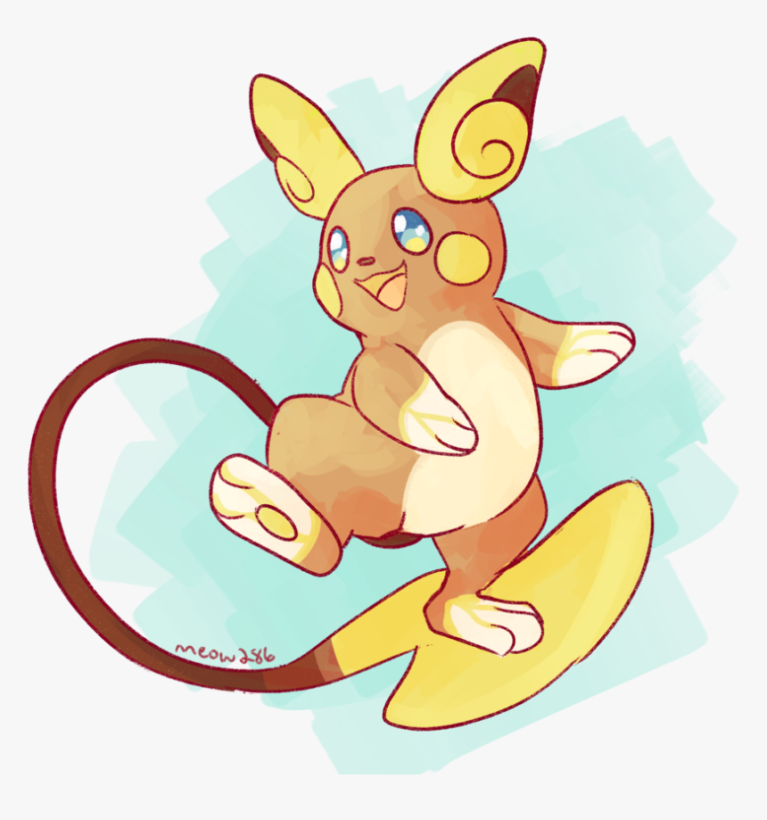 Alolan Raichu Fan Art, Transparent Png, Png Download , Transparent Png ...