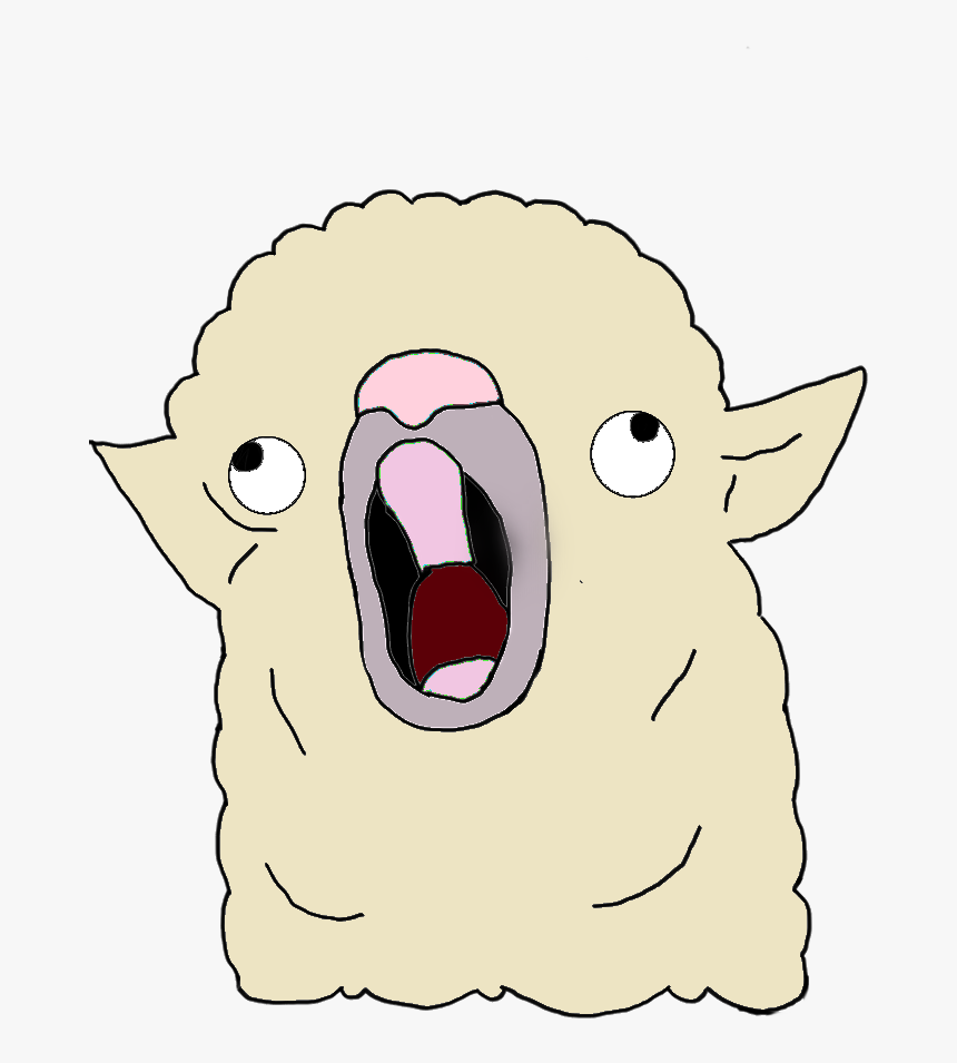 #alpaca #drawn #derp #funny #derpy #alpacaderp, HD Png Download ...